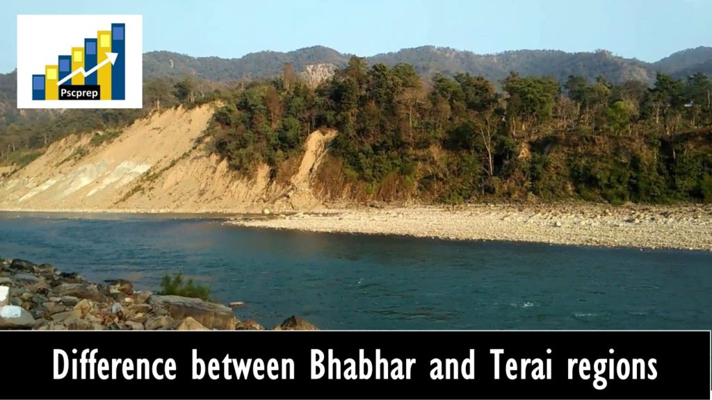 Difference between Bhabhar and Terai regions - PSCprep-The biggest ...